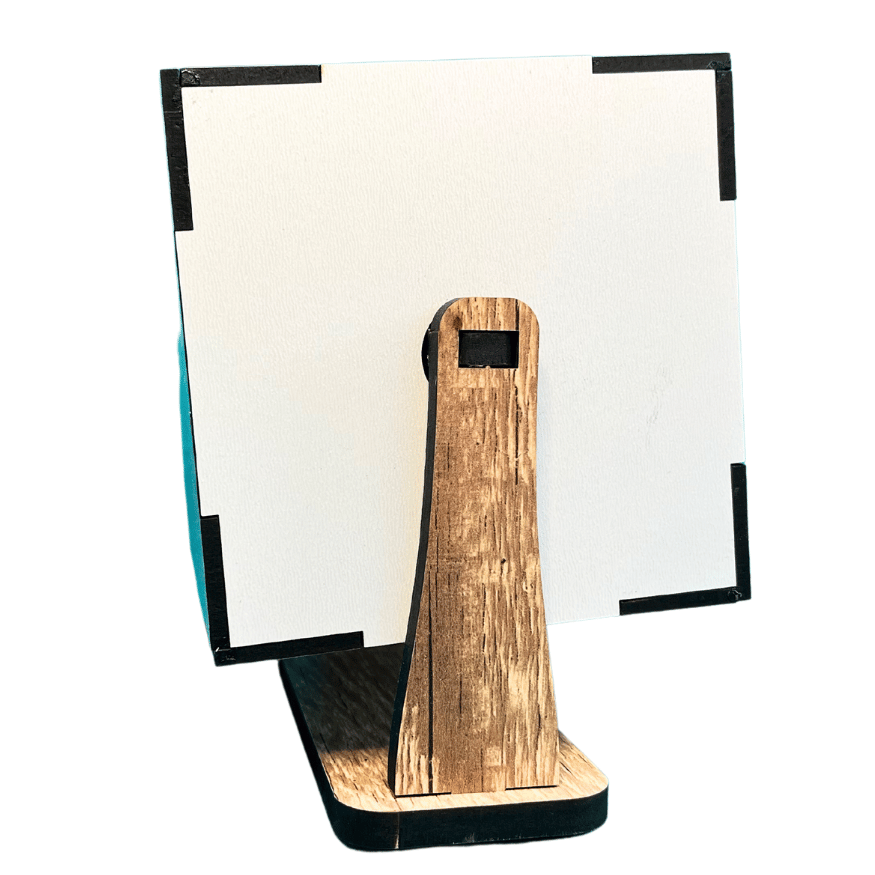 Cubo Giratório MDF para 6 fotos Sublimável - Emporio