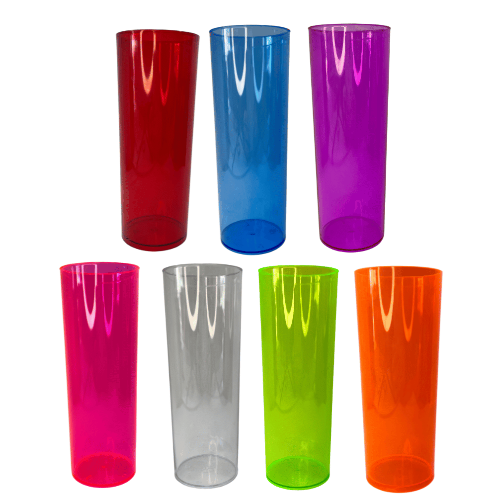 Copo Long Drink Acrílico Transparente 340ml - Emporio