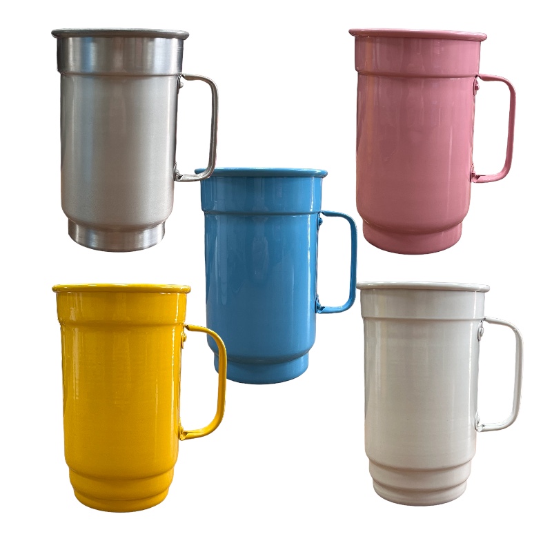 Caneca de Aluminio Colorida 750ml - Emporio